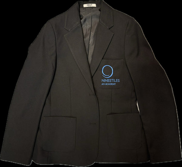 Ninestiles Secondary School Girls Blazer with new logo – MIDLAND SCHOOLWEAR